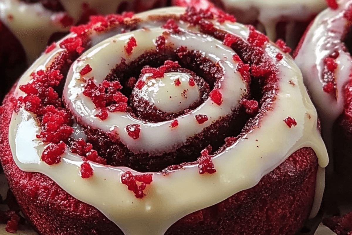 Red Velvet Cinnamon Rolls: Easy Homemade Recipe