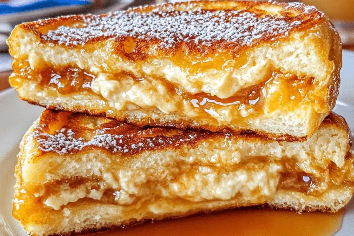 Churro Stuffed French Toast with Cinnamon Sugar