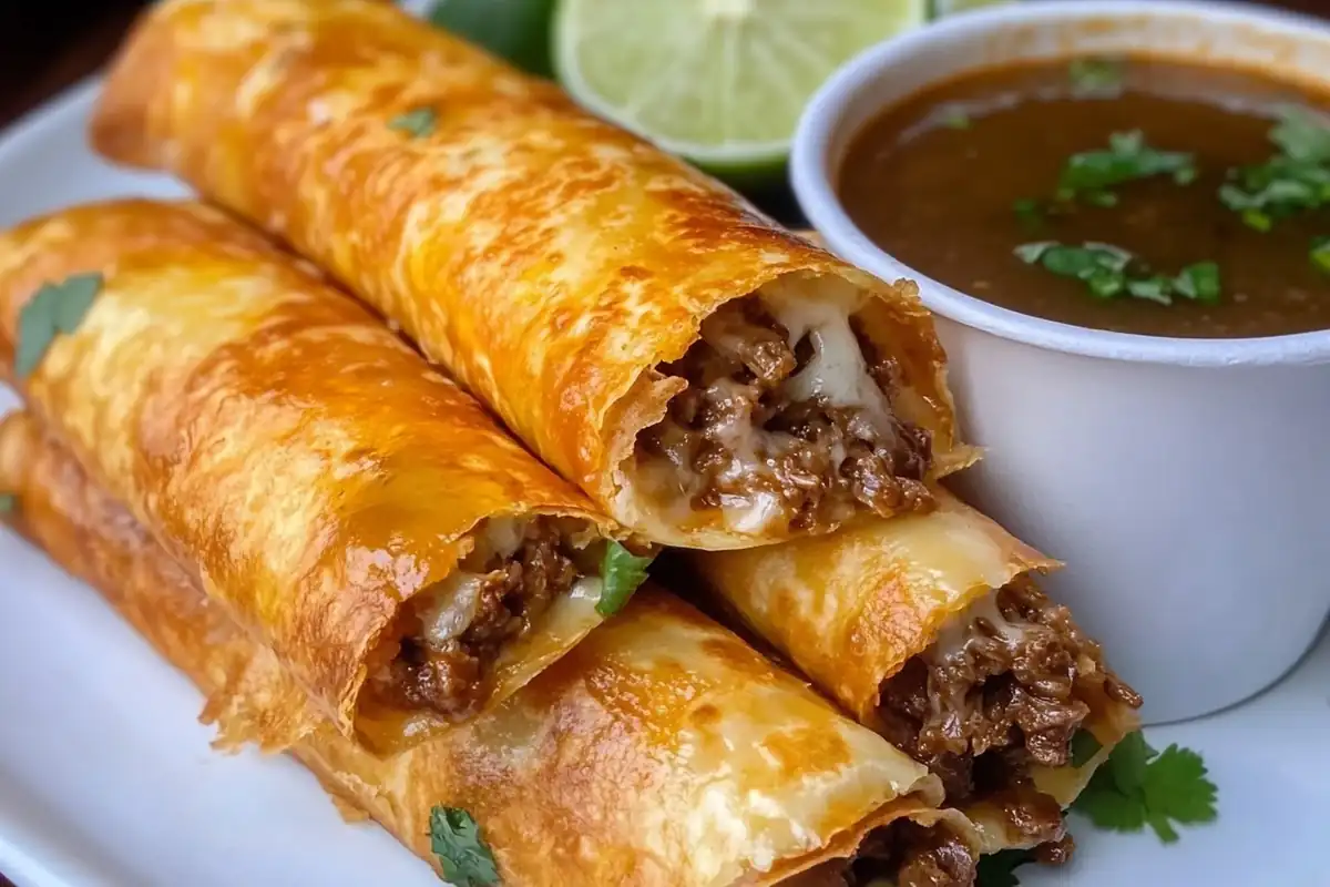 Crispy Birria Flautas: Your New Favorite Dip Recipe!
