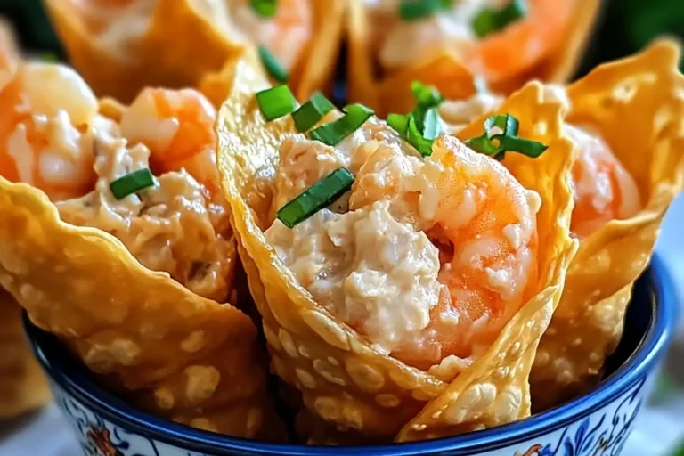 Shrimp Wonton Cones: A Bold & Crispy Delight!