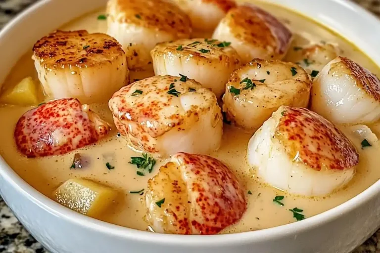 Lobster Scallop Chowder That Melts in Your Mouth