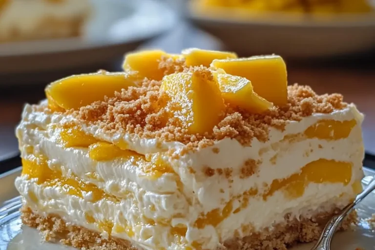 LEMON FLOAT WITH MANGO & GRAHAM CRUMBS Recipe You’ll Love