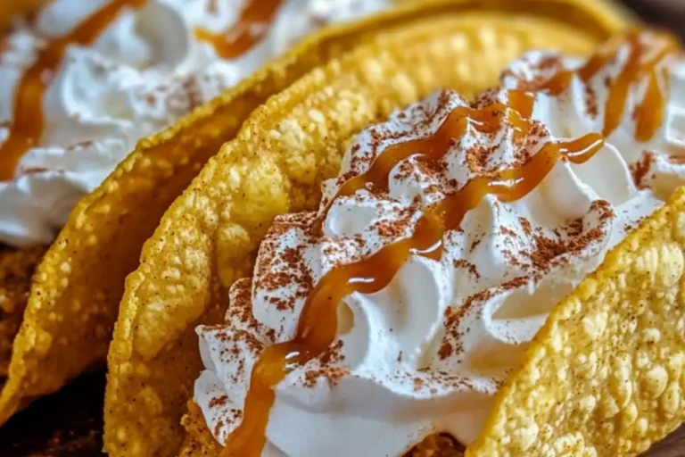 PUMPKIN PIE TACOS: A Crispy Fall Dessert Delight