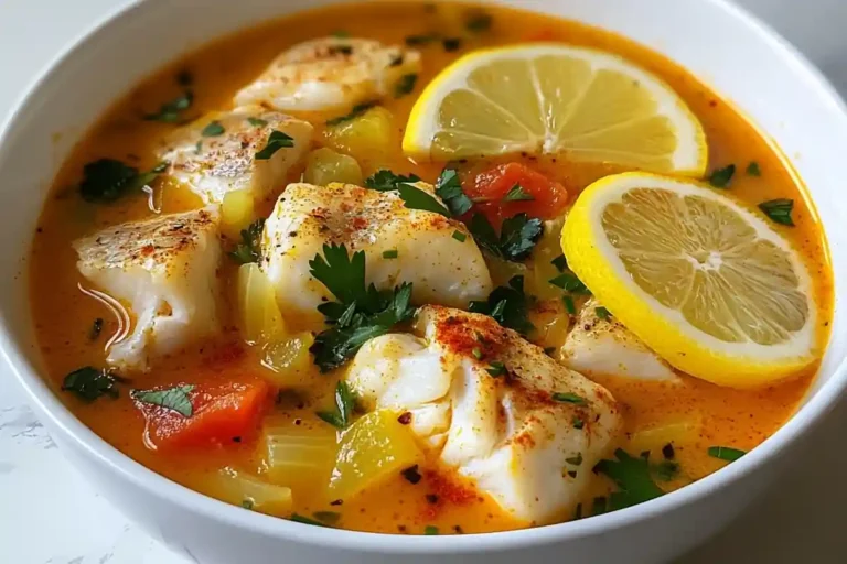 Spicy Lemon Fish Soup: A Flavor-Packed Delight!