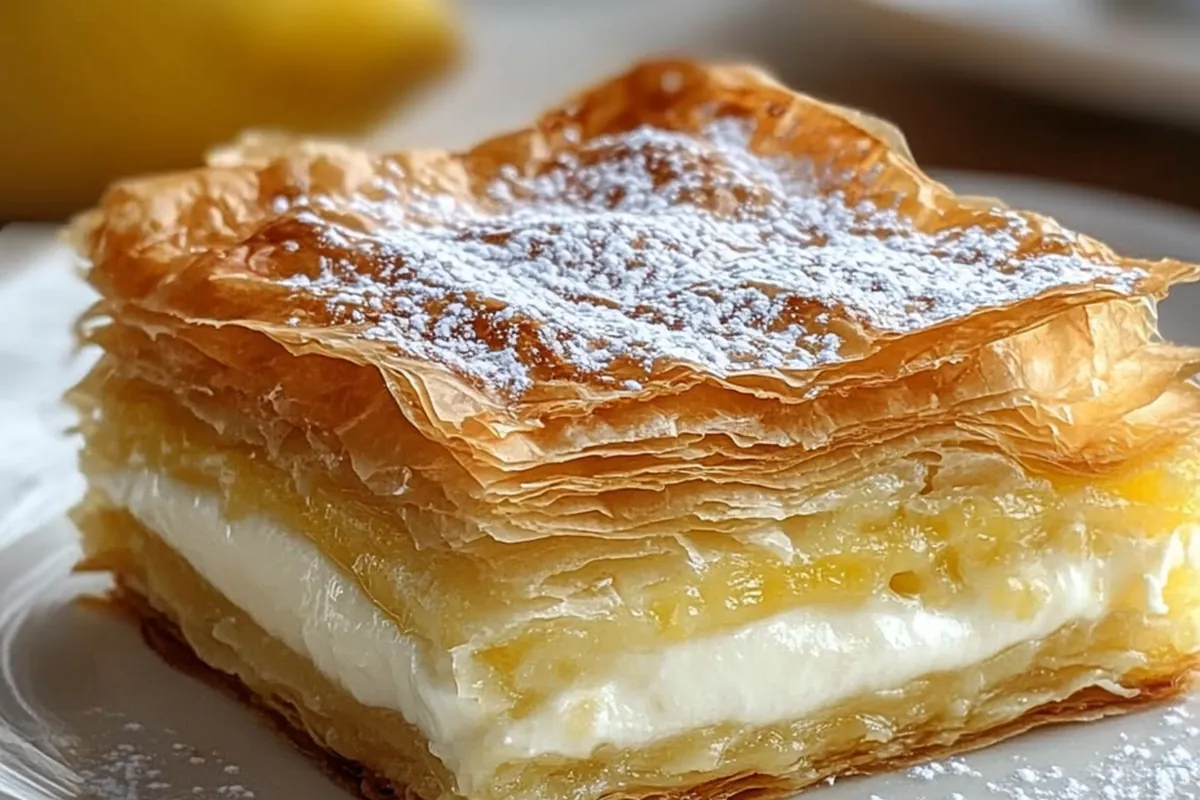 Bougatsa Greek Lemon: Discover the Creamy Delight!