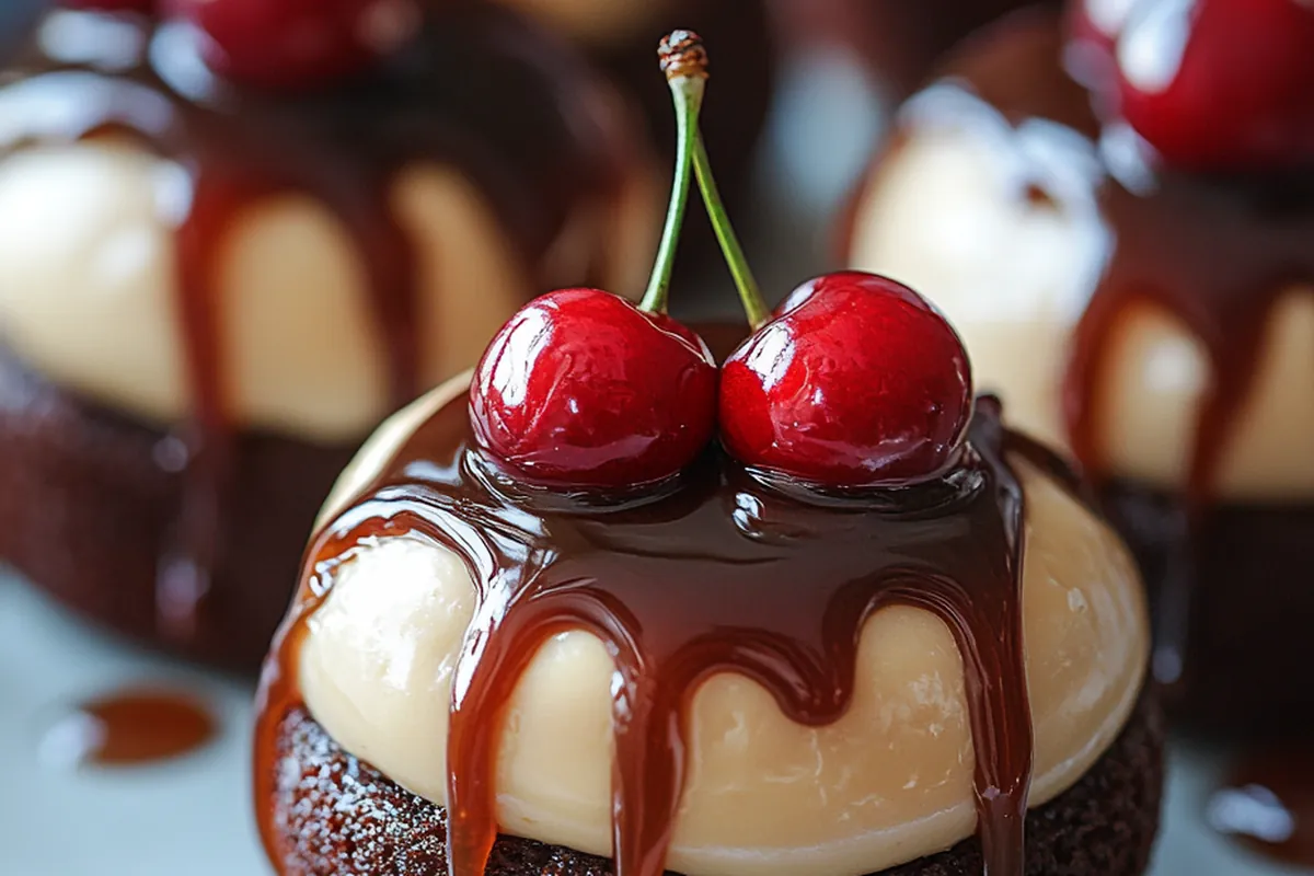 Cherry Butterscotch Fondant Bombs: Indulge in Sweetness!
