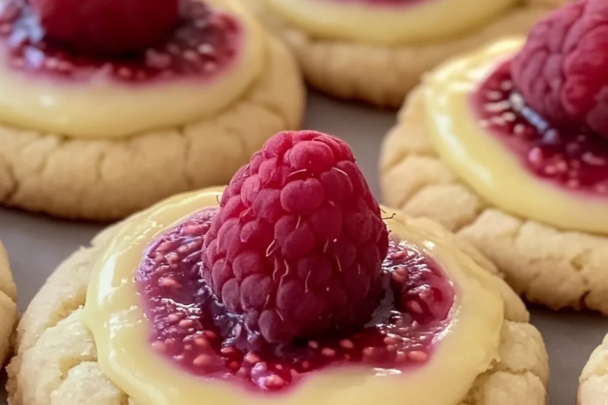 Lemon Raspberry Cookies: Sweet, Tart, and Irresistible!