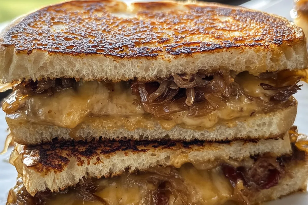 MELTED BEEF PATTY SANDWICH WITH SWEET ONIONS: Try Now!