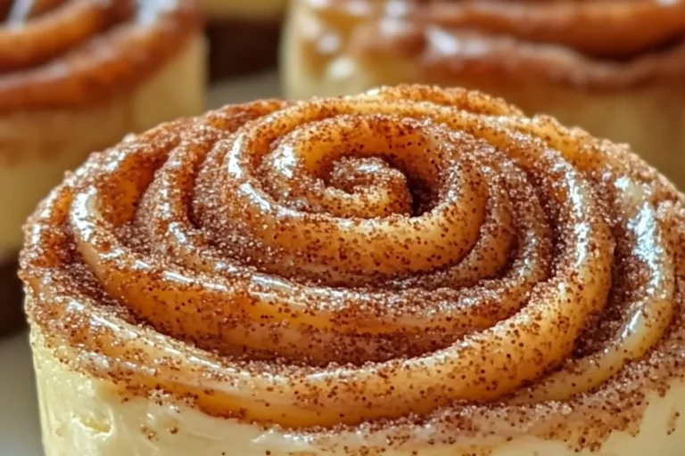 MINI BUTTERSCOTCH CINNAMON ROLL CHEESECAKES You’ll Love!