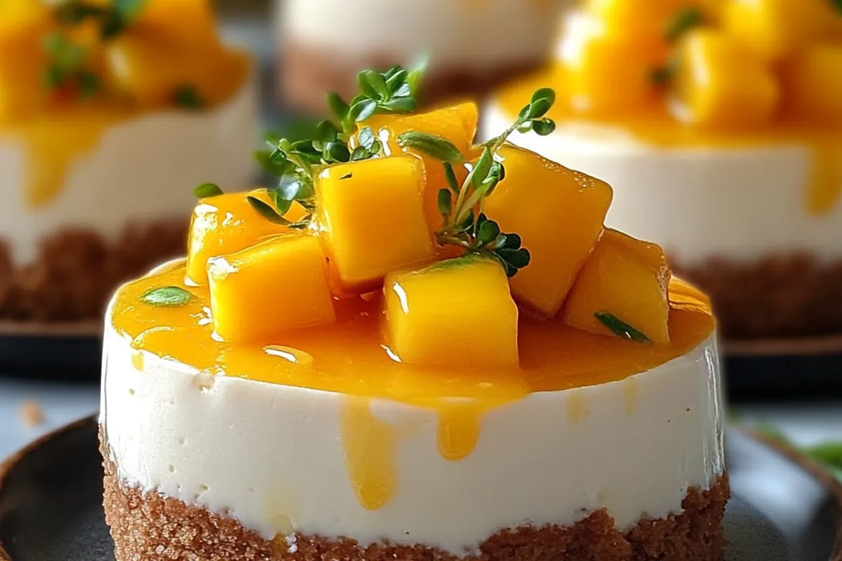 Mango Passion Fruit Mousse Cakes: A Tropical Treat Awaits!