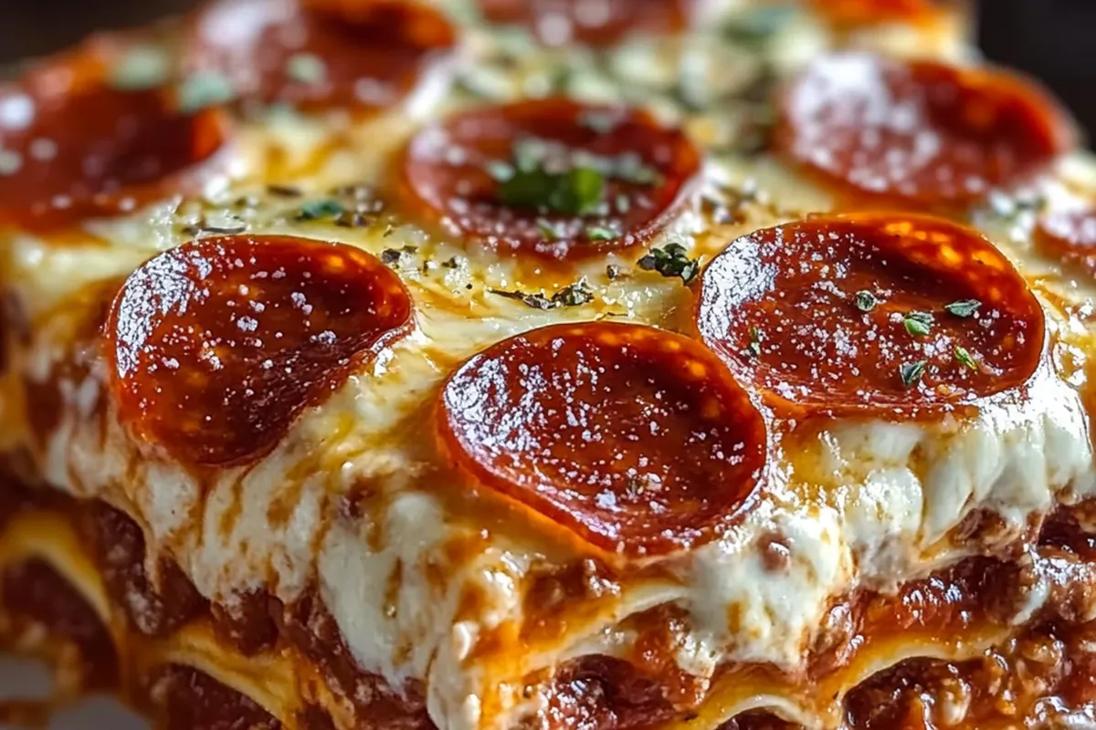 PEPPERONI PIZZA LAYER CAKE: Uncover a Cheesy Delight!