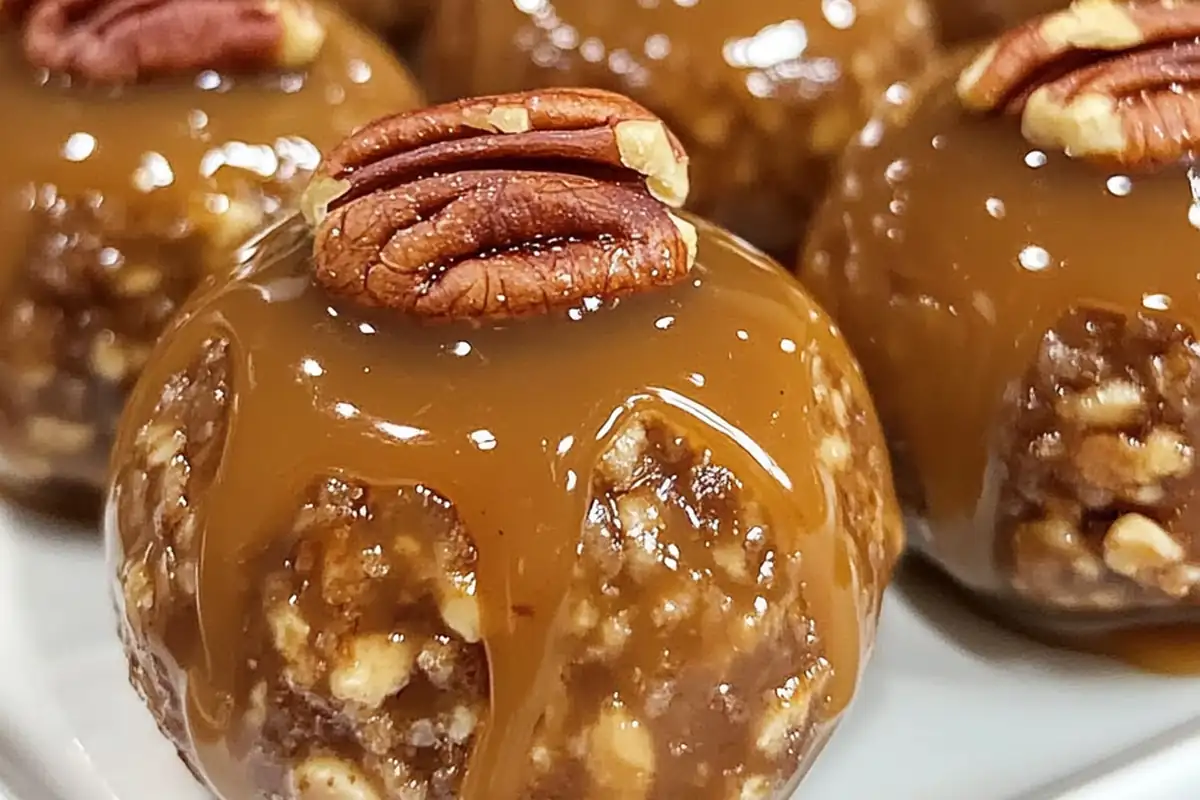 Pecan Pie Balls with Butterscotch: A Sweet Delight!