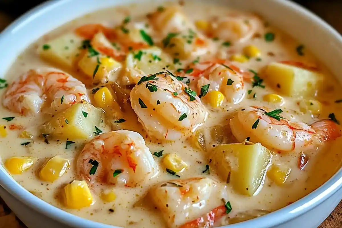 Shrimp Corn Chowder: A Creamy Comfort Food Delight!