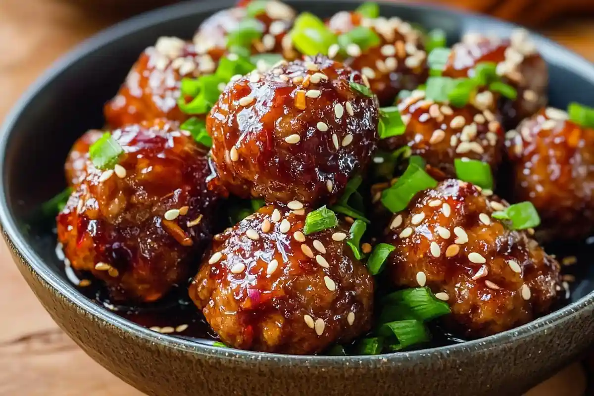 Spicy Asian Meatballs: A Flavorful Dinner Delight!