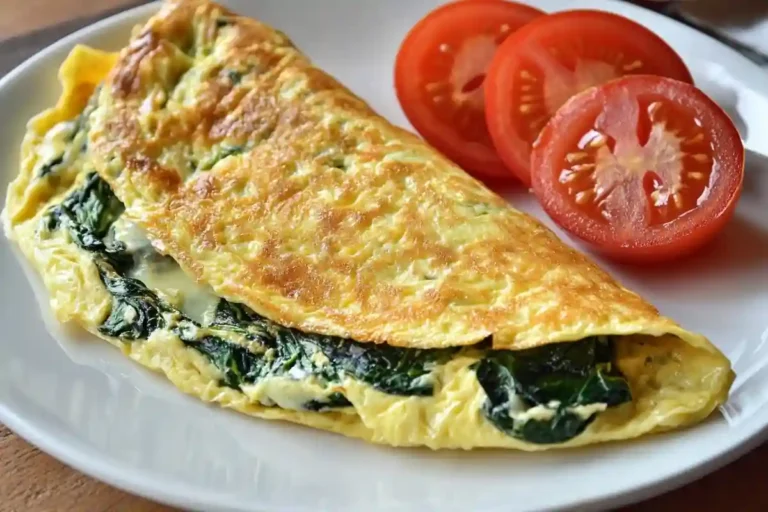 Spinach Cheese Omelette: Quick & Delicious Breakfast Recipe!