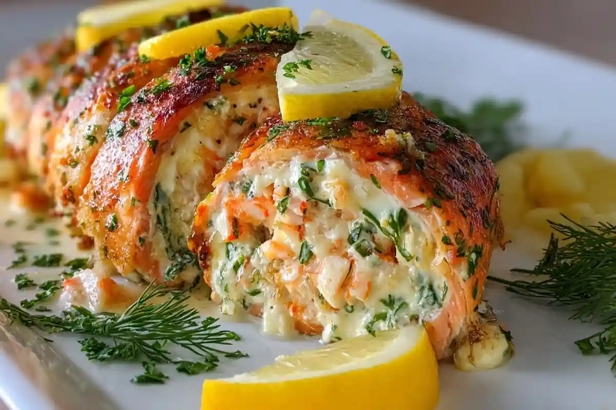 Stuffed Salmon Roll: Discover This Easy Gourmet Recipe!