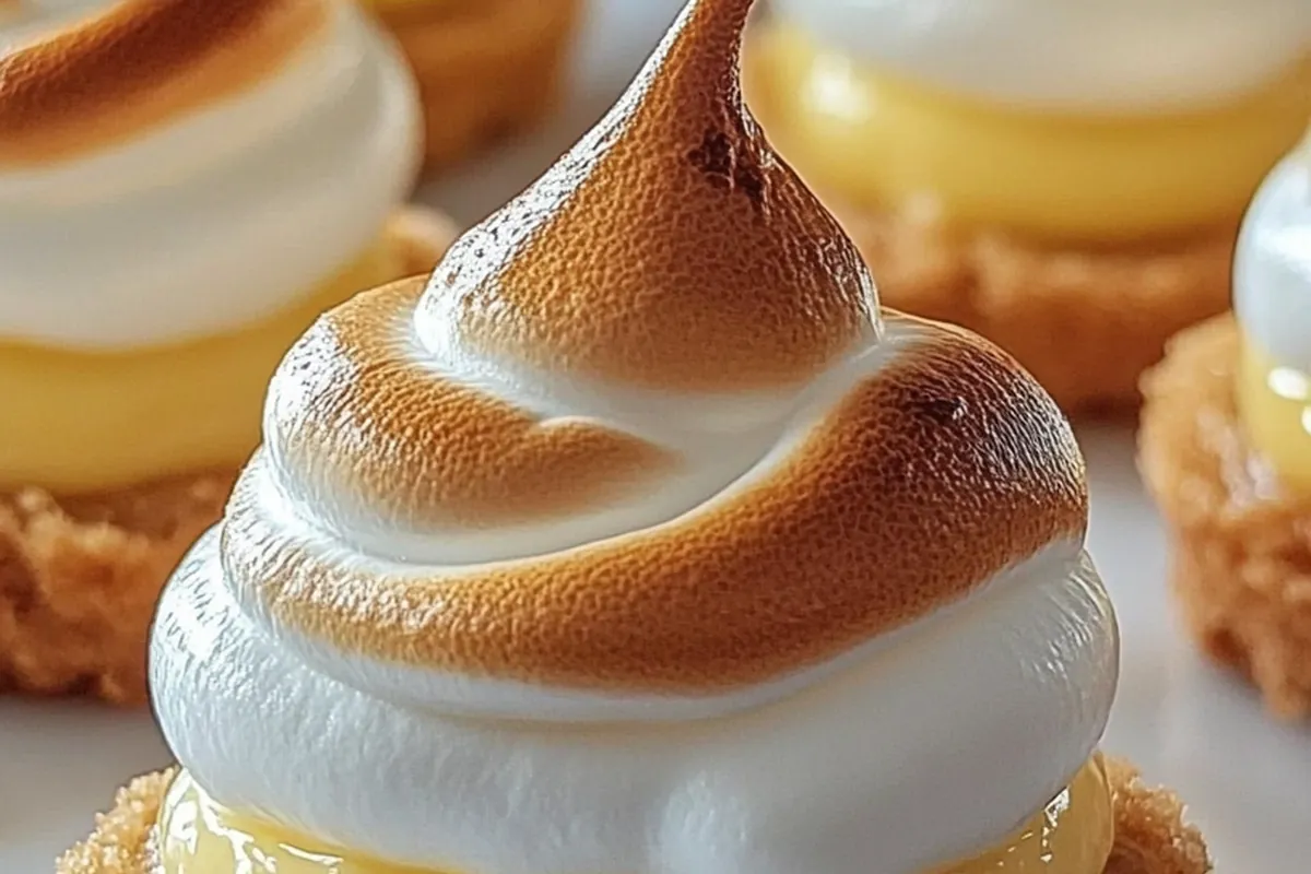 Mini Lemon Meringue Cheesecakes: A Tangy Delight Awaits!
