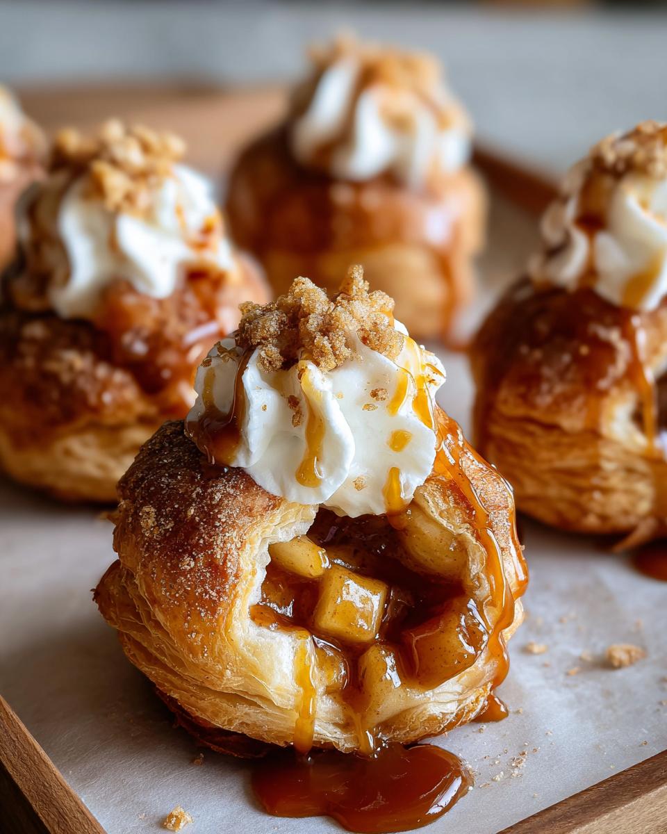 5-Ingredient Apple Caramel Pastry Bombs – Irresistibly Easy Bliss