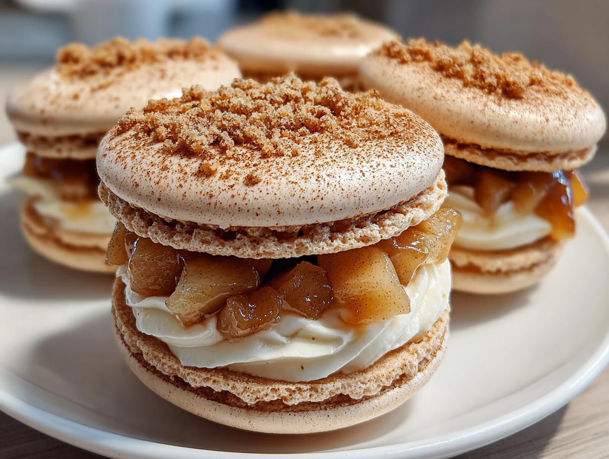 Irresistible Apple Pie Macarons That Taste Like Autumn Magic