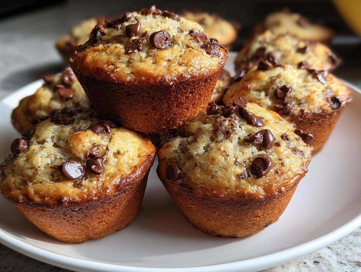 20-Minute Irresistible Banana Chocolate Chip Muffins You Crave