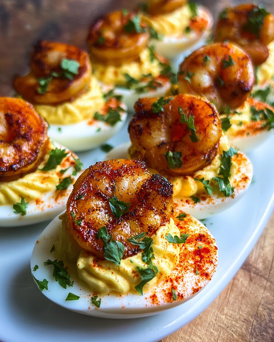 25-Minute Cajun Shrimp Deviled Eggs That Wow