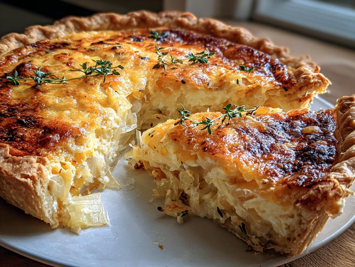 Creamy Cheddar Onion Pie With 3 Secret Tips You Need