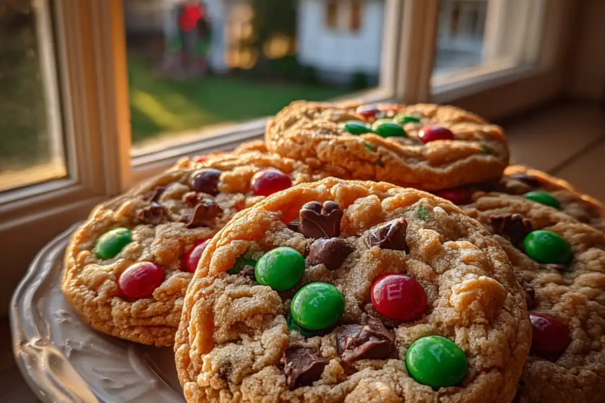 Christmas M&M Cookies: Bake Soft, Chewy Delights!