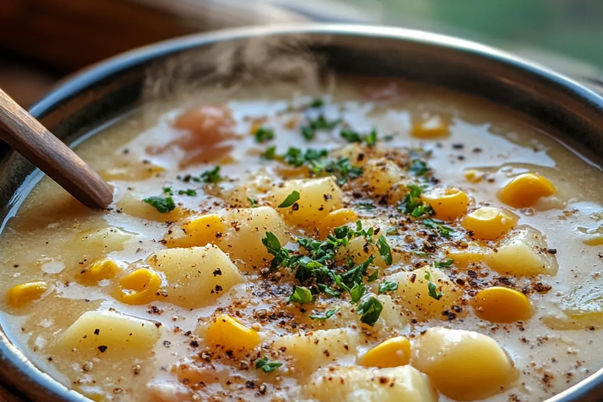 Creamy Potato Corn Chowder: A Hearty Comfort Food!