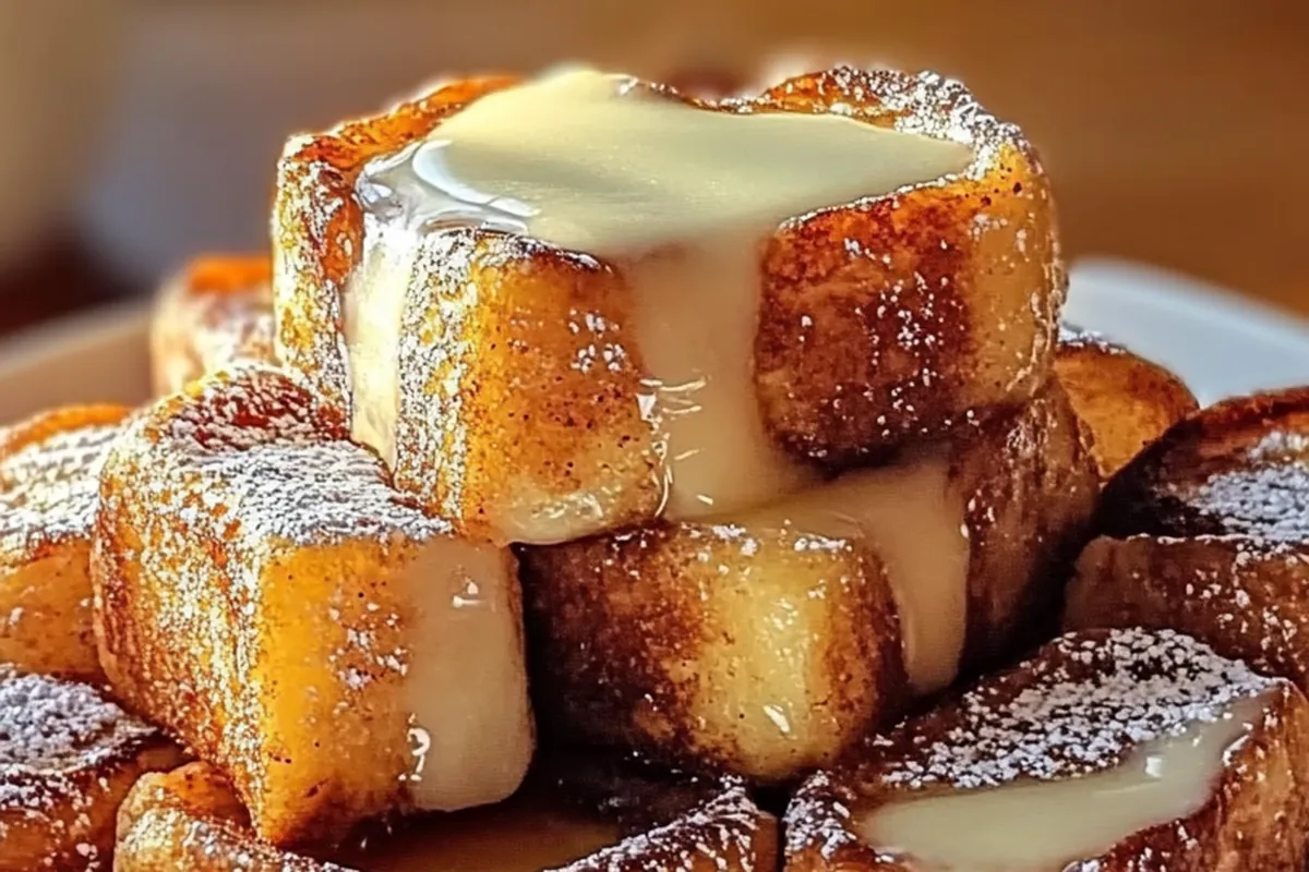 Fried Milk Cubes with Cinnamon & Honey: A Sweet Delight!