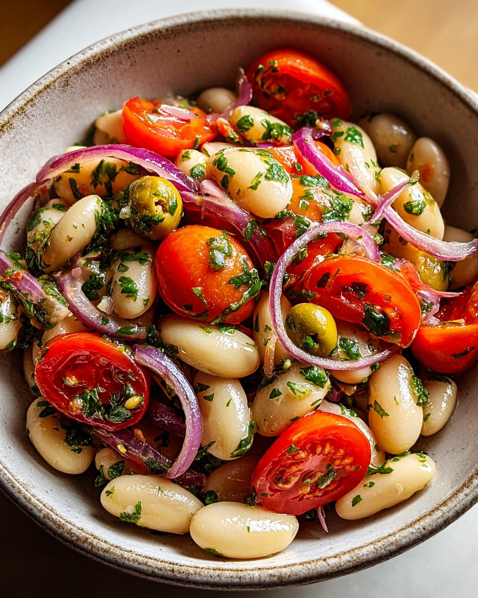 Irresistible 10-Minute Italian White Bean Salad Recipe