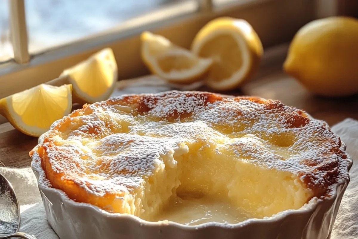 LEMON PUDDING CAKE: A Light and Zesty Delight!