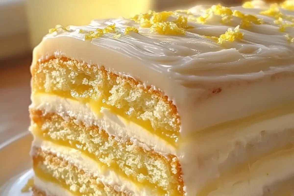 Lemon Cream Layer Cake: Discover Your New Favorite Dessert!