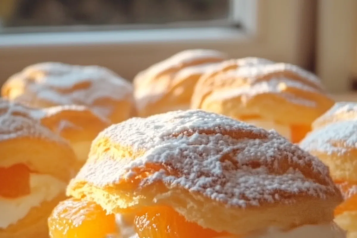 Mandarin Cream Puff Pastries: Delightful Bite-Sized Treats