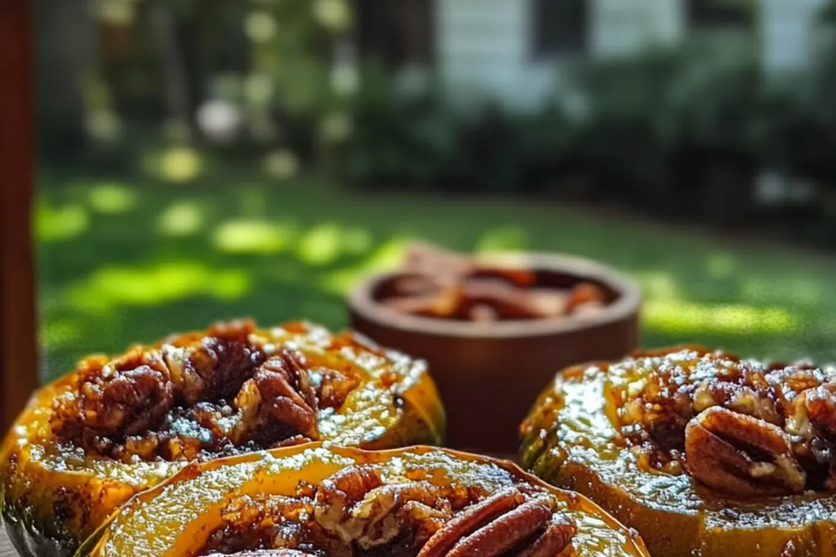 Maple Pecan Roasted Acorn Squash: A Cozy Fall Delight!