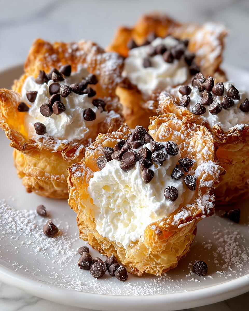 Irresistible 30-Minute Mini Cannoli Cups to Delight Guests