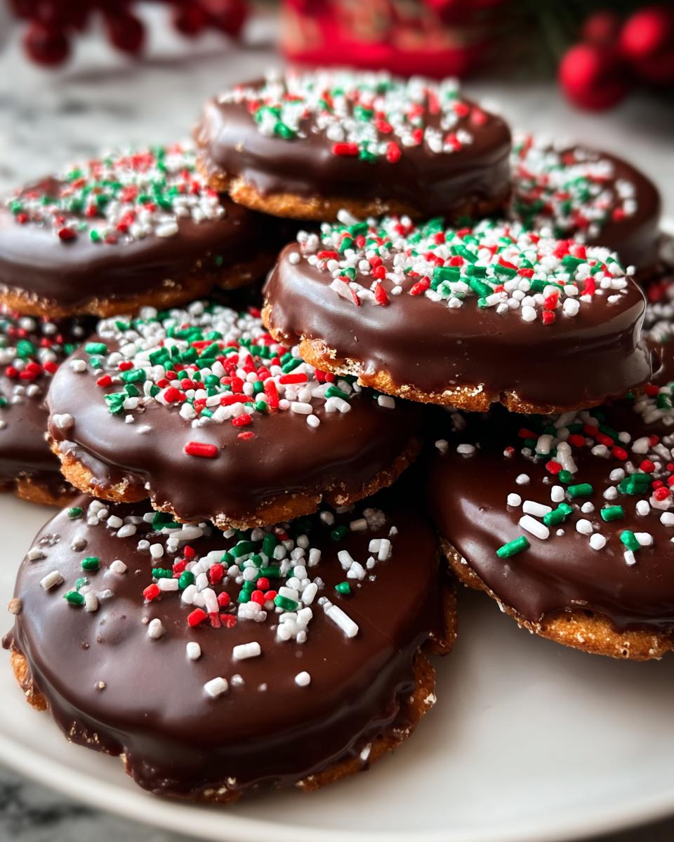 20-Minute No-Bake Thin Mint Cookies: Effortless Holiday Bliss