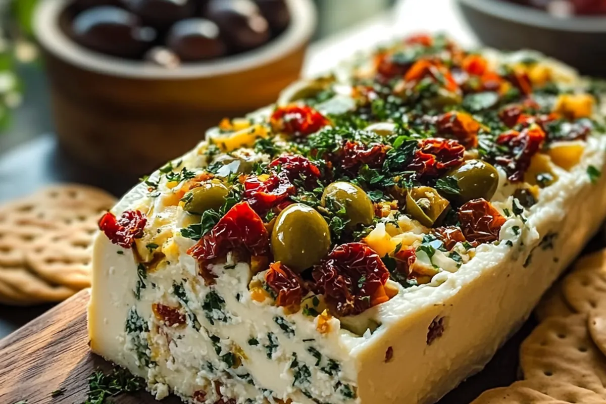 Olive & Herb Cream Cheese Log: Discover This Delightful Recipe!