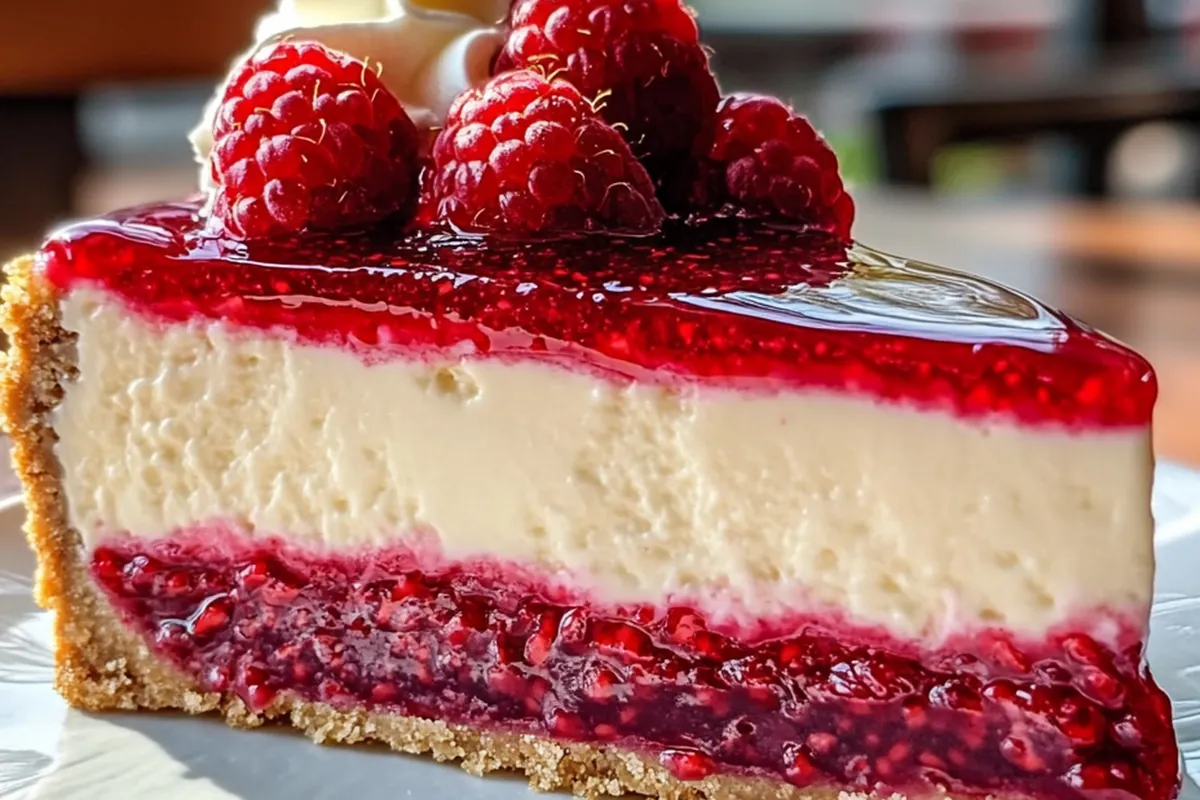 Raspberry Jelly Cheesecake Slice: A Dreamy Dessert Recipe