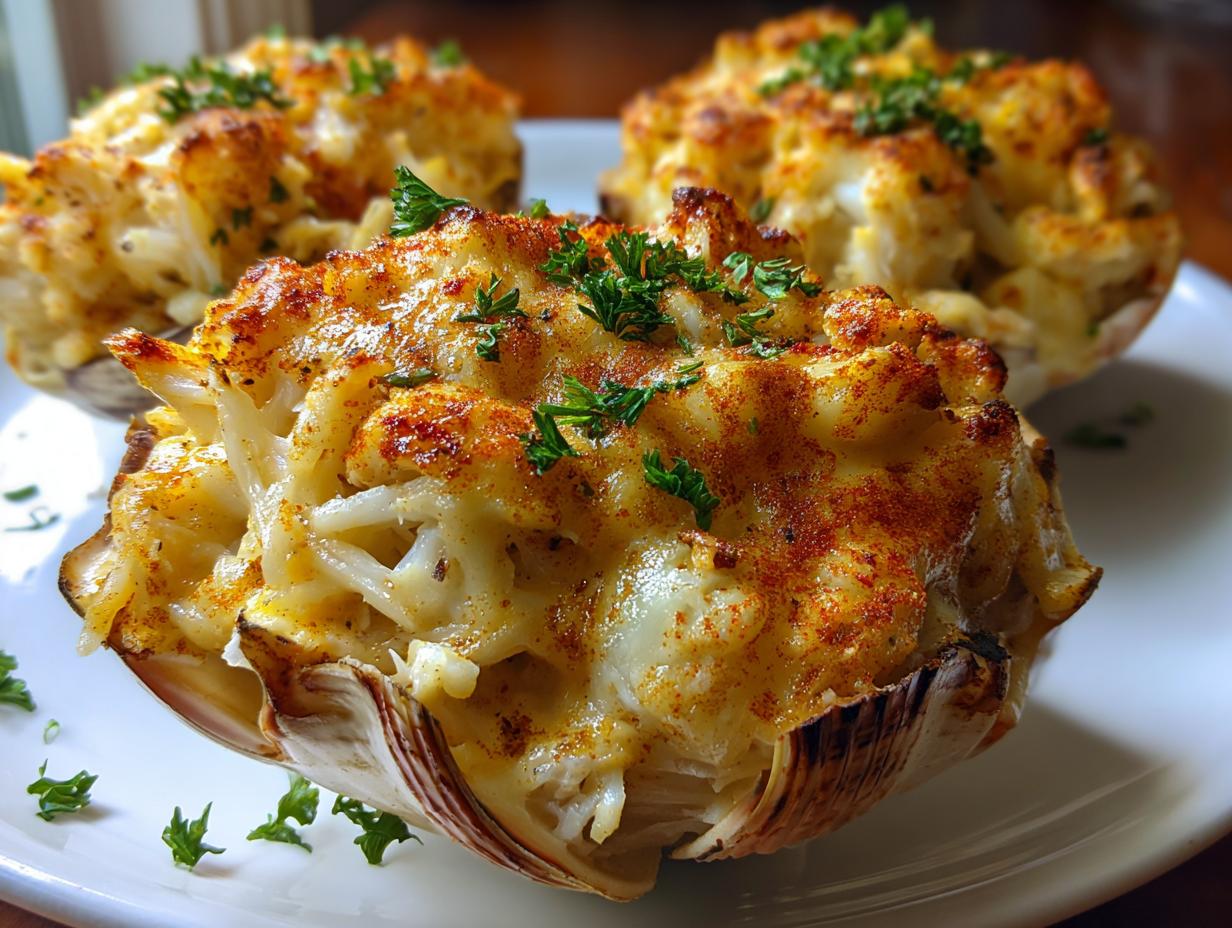 35-Minute Stuffed Crab Shells: A Creamy, Irresistible Delight