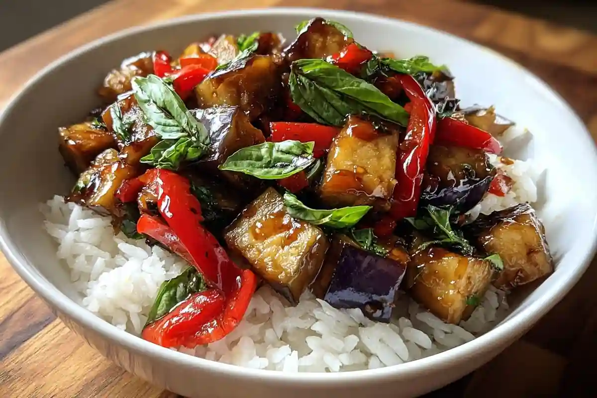 Thai Basil Eggplant Stir Fry: A Flavorful Delight!