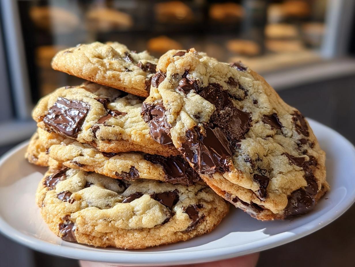 Irresistible Bakery Style Chocolate Chip Cookies Recipe