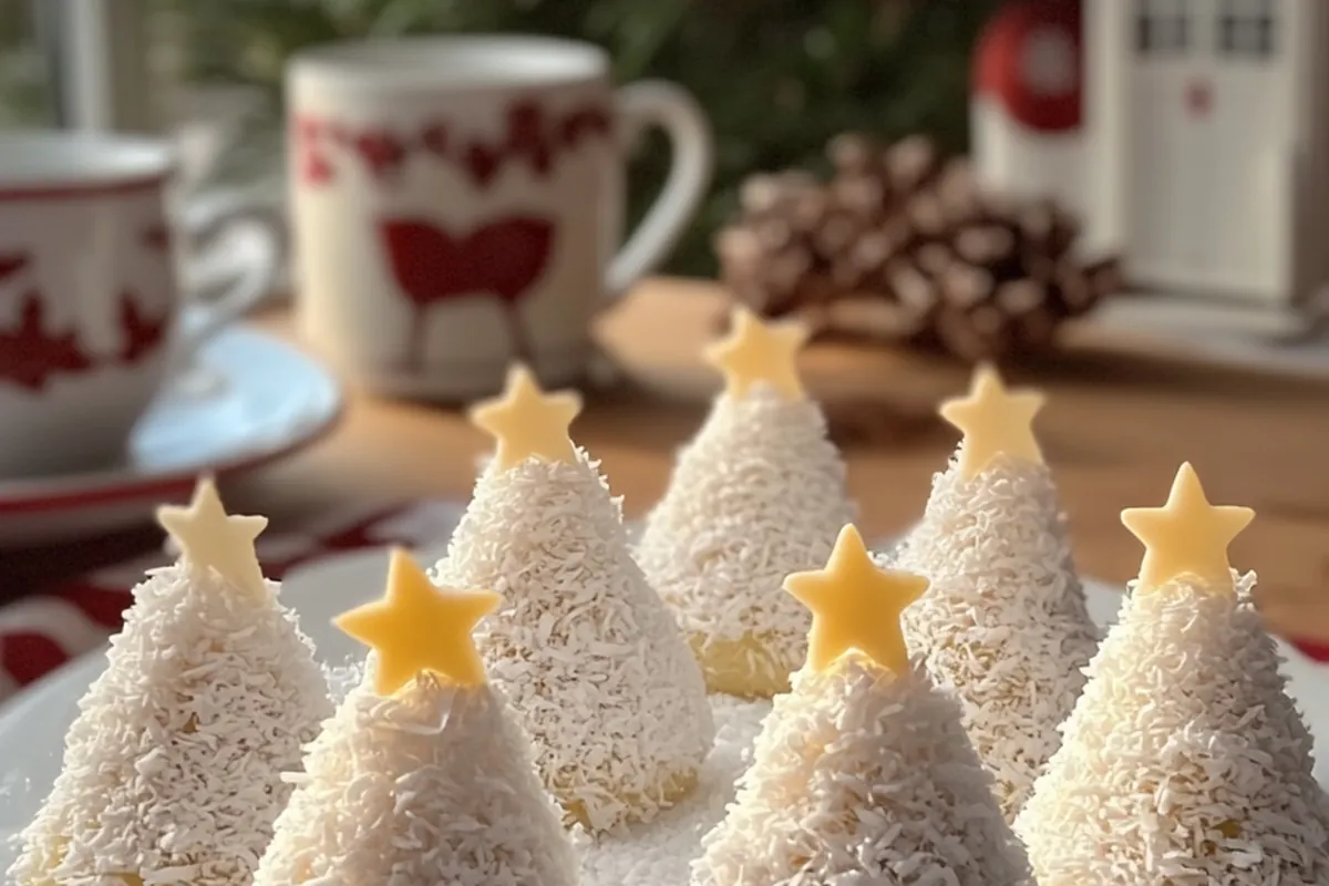 Coconut Snowball Christmas Trees: Irresistibly Easy Recipe!