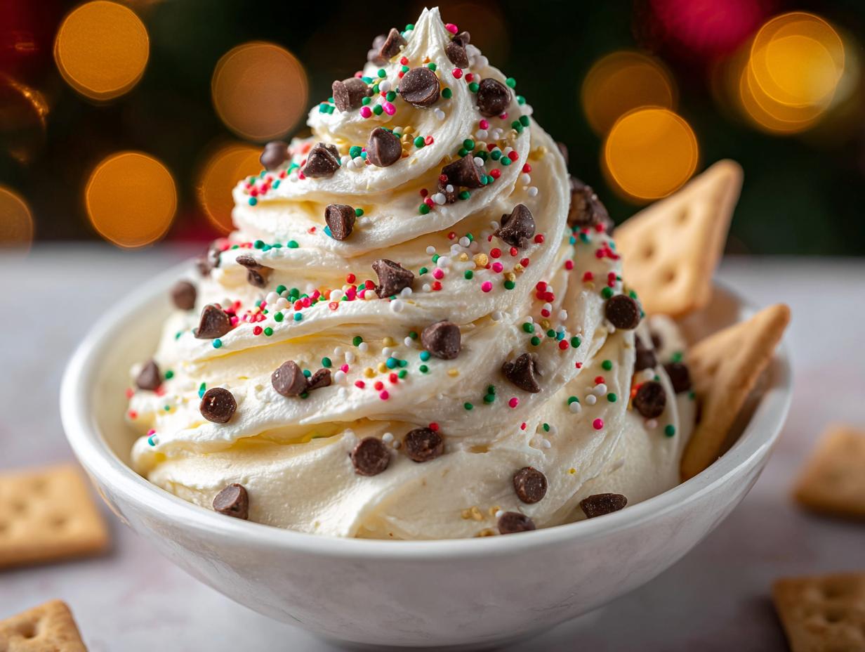 5-Minute Christmas Tree Cake Dip - Magical Holiday Treat