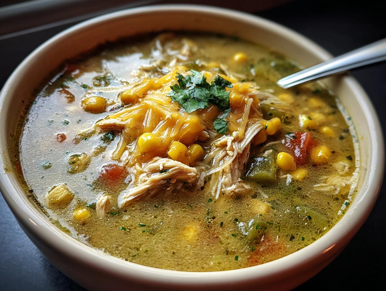 35-Minute Green Chile Chicken Soup Recipe: Creamy Comfort Magic