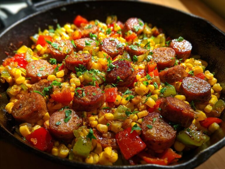35-Minute Maque Choux with Sausage: A Flavorful Southern Feast