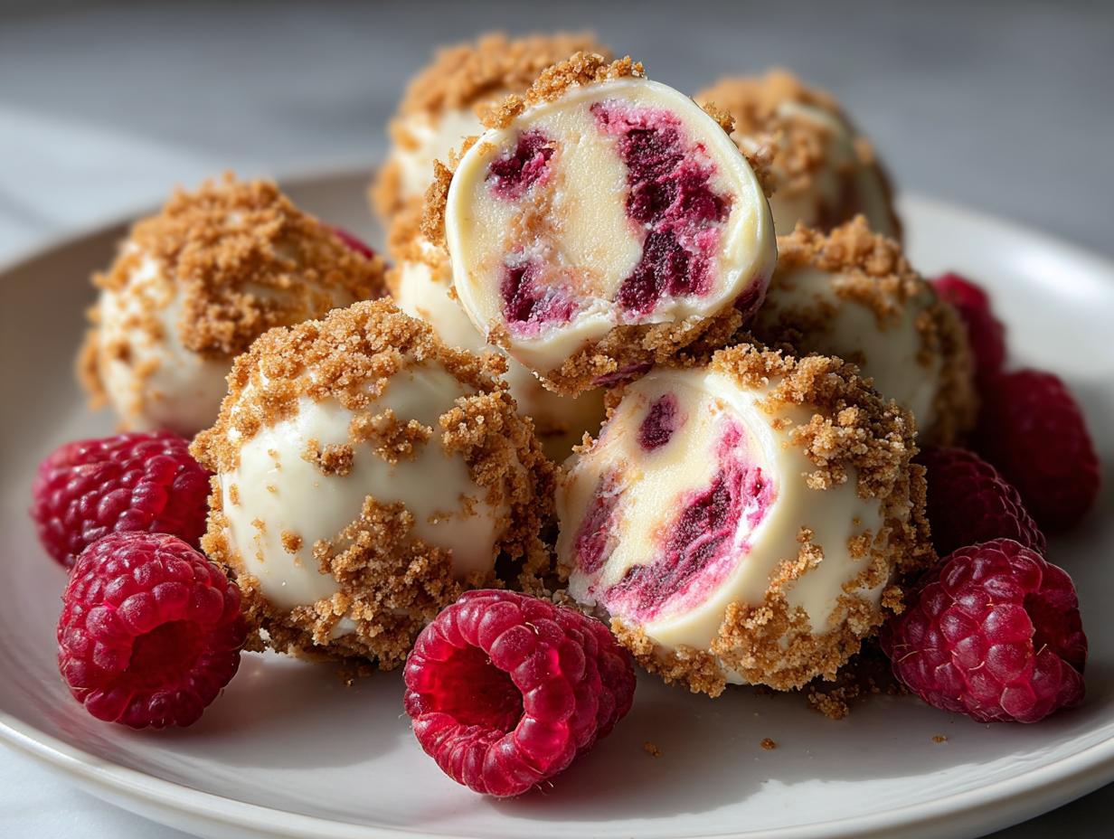 20-Minute Raspberry Cheesecake Truffles That Steal the Show