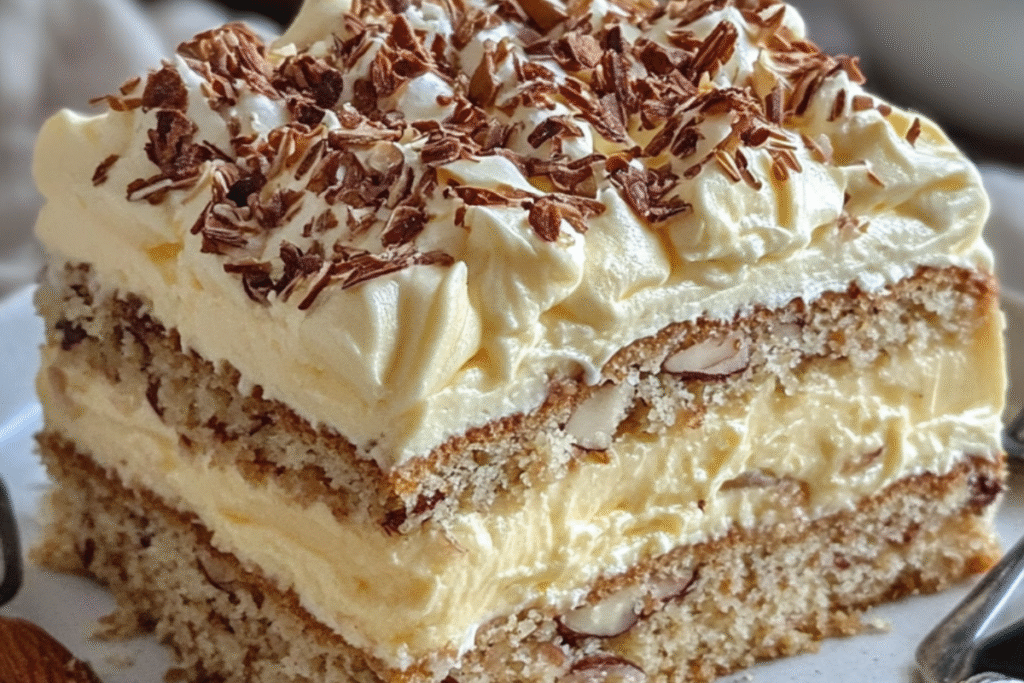 ALMOND CREAM LAYER CAKE: A Delightful Recipe Awaits!