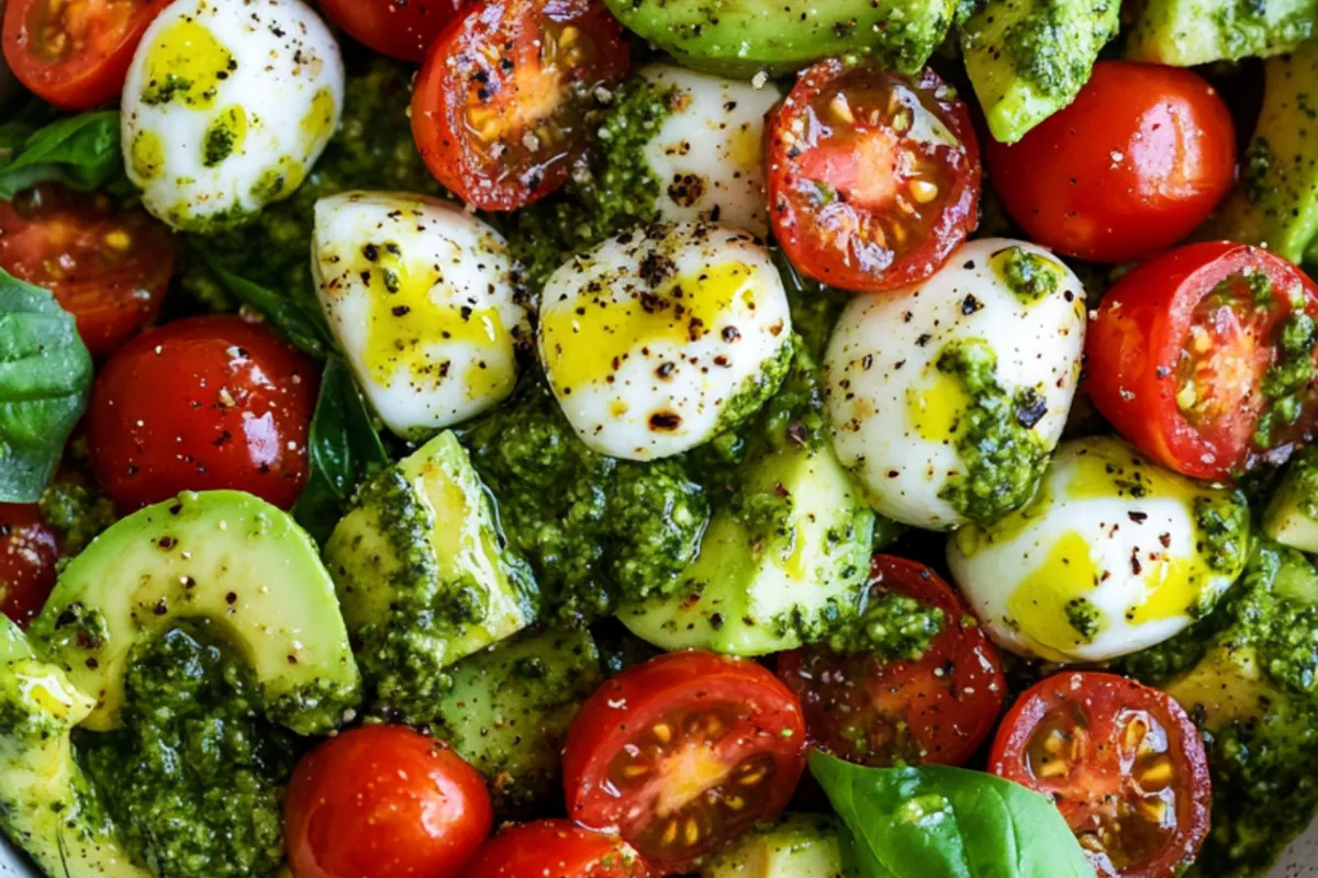 Avocado Caprese Salad: A Zesty 10-Minute Recipe!