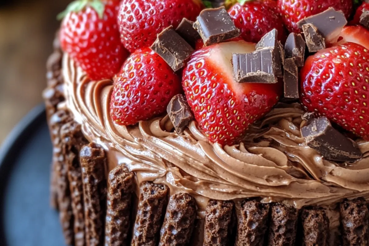 CHOCOLATE STRAWBERRY DREAM CAKE: Indulge in this Delight!