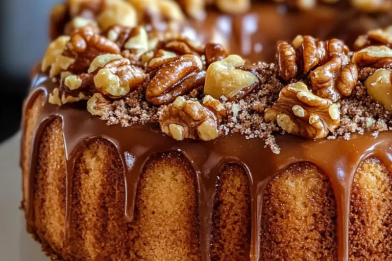 Caramel Walnut Bundt Cake: A Decadent Delight Awaits!